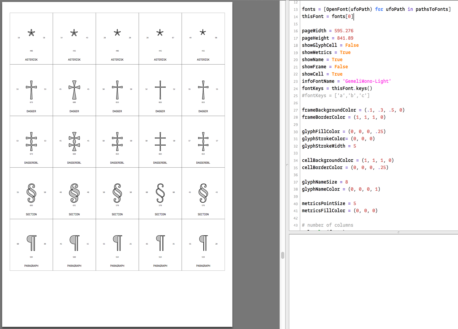 GitHub - loicsander/Font2PDF: Scripts (Robofont+Drawbot) to generate a ...