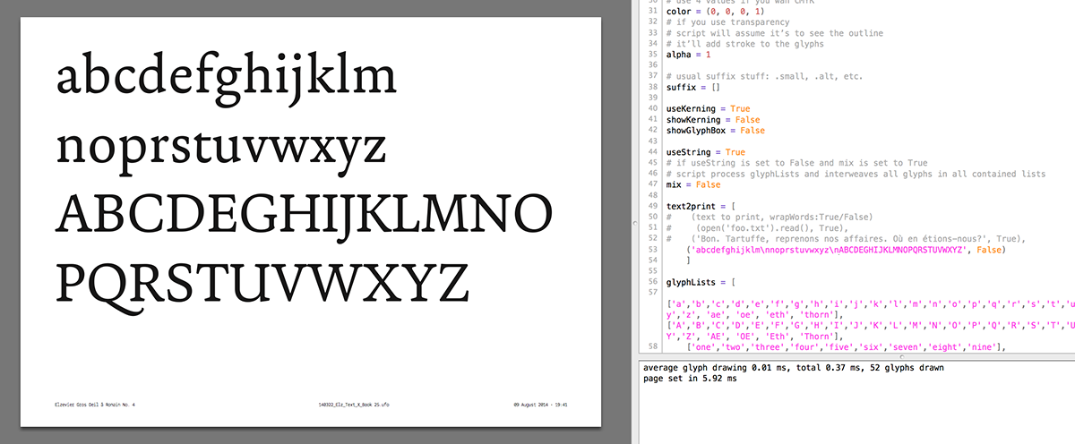 GitHub - loicsander/Font2PDF: Scripts (Robofont+Drawbot) to generate a ...